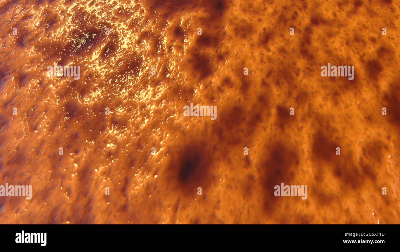 Abstract organic wet slime, biological matter background. Seething ...