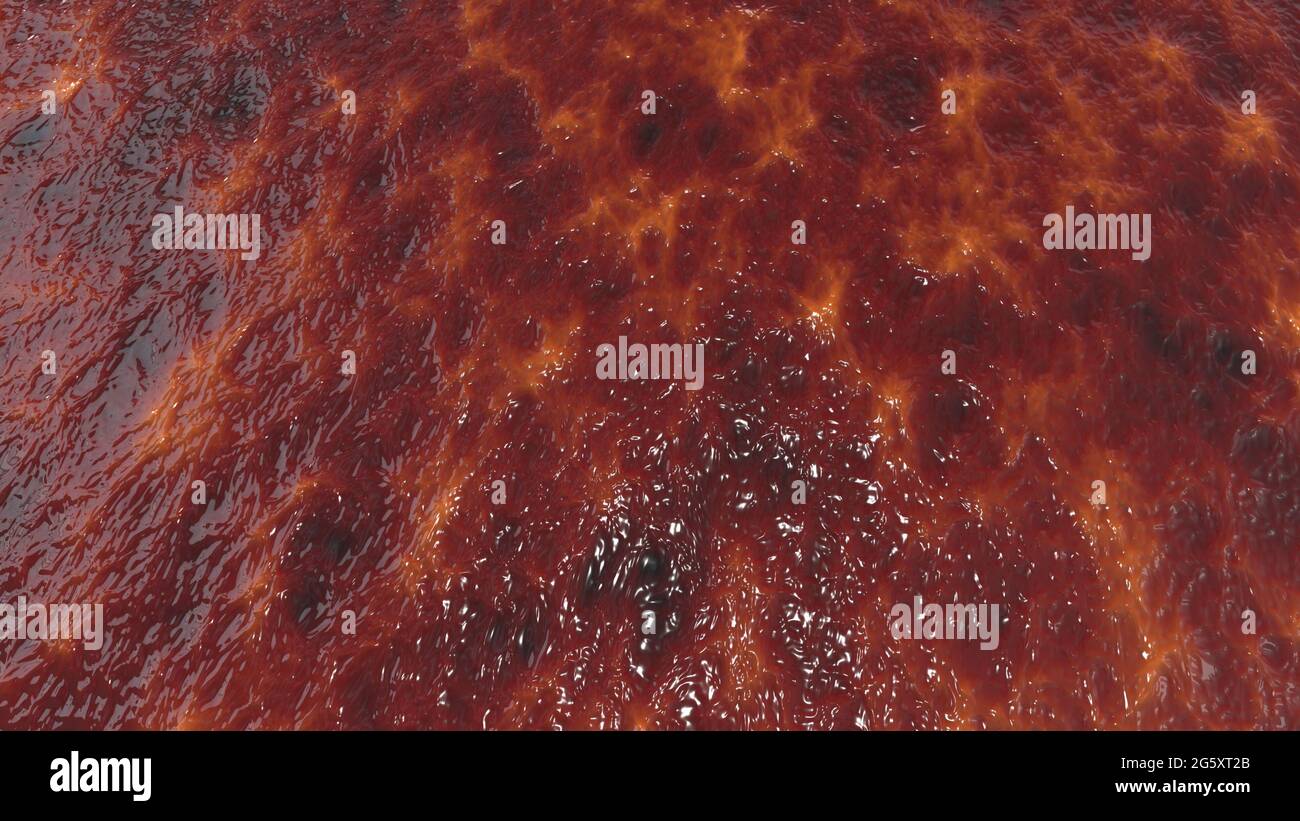 Abstract organic wet slime, biological matter background. Seething ...