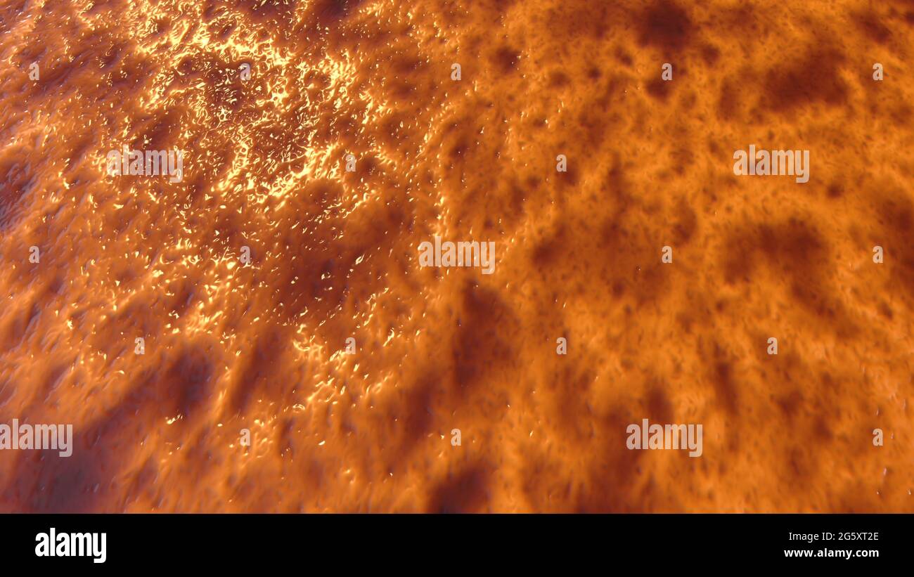 Abstract organic wet slime, biological matter background. Seething ...