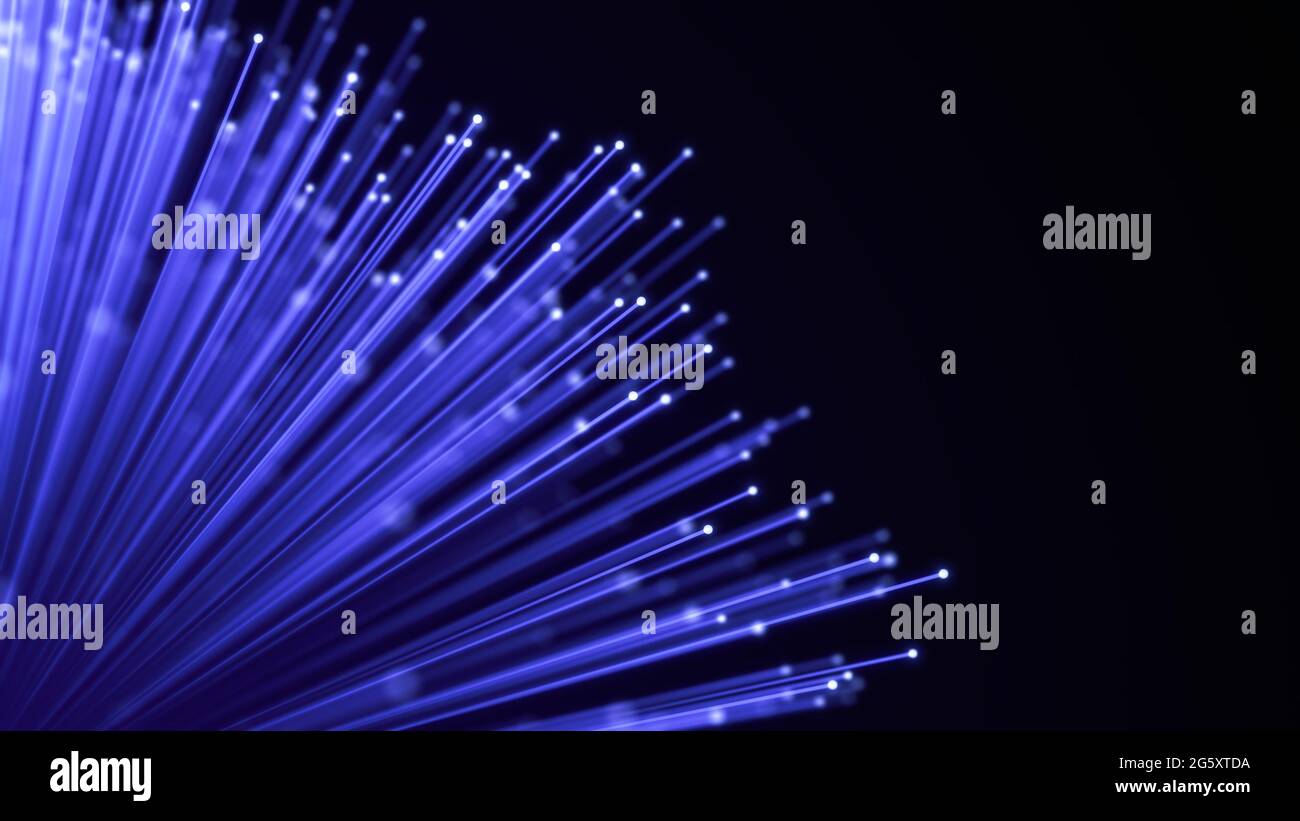 Network optical fiber cables hi-res stock photography and images - Alamy