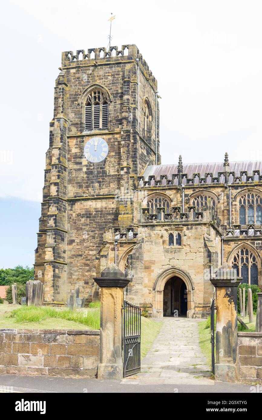 St Mary's Church, Kirkgate, Thirsk, North Yorkshire, England, United ...