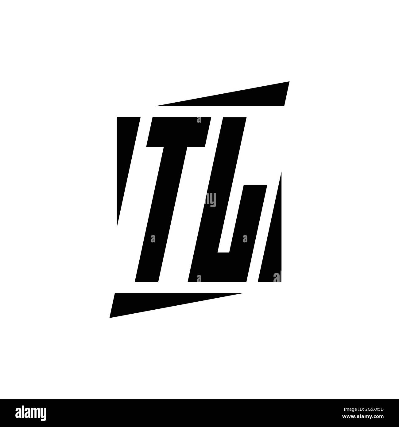 TL Logo monogram with modern style concept design template isolated on ...
