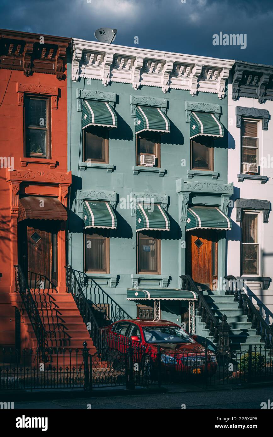 Houses in Bushwick, Brooklyn, New York City Stock Photo - Alamy