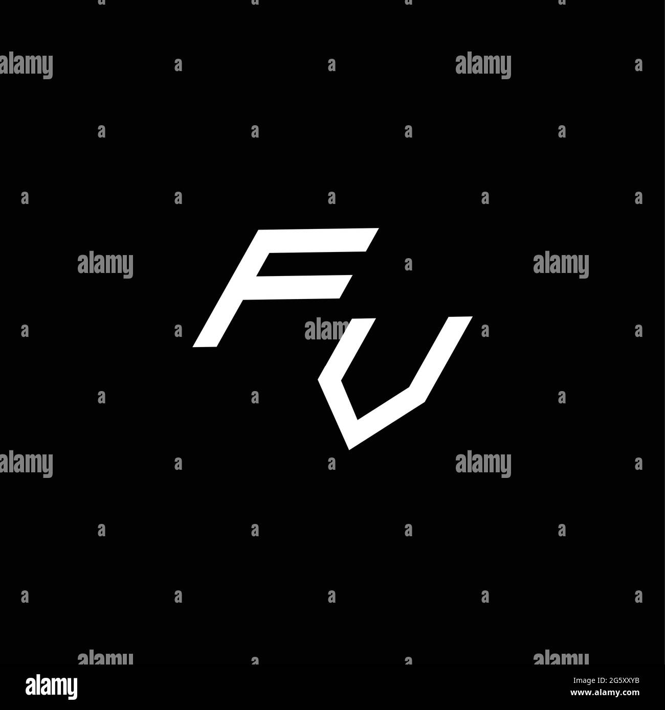 Fv logo design vector vectors hi-res stock photography and images - Alamy