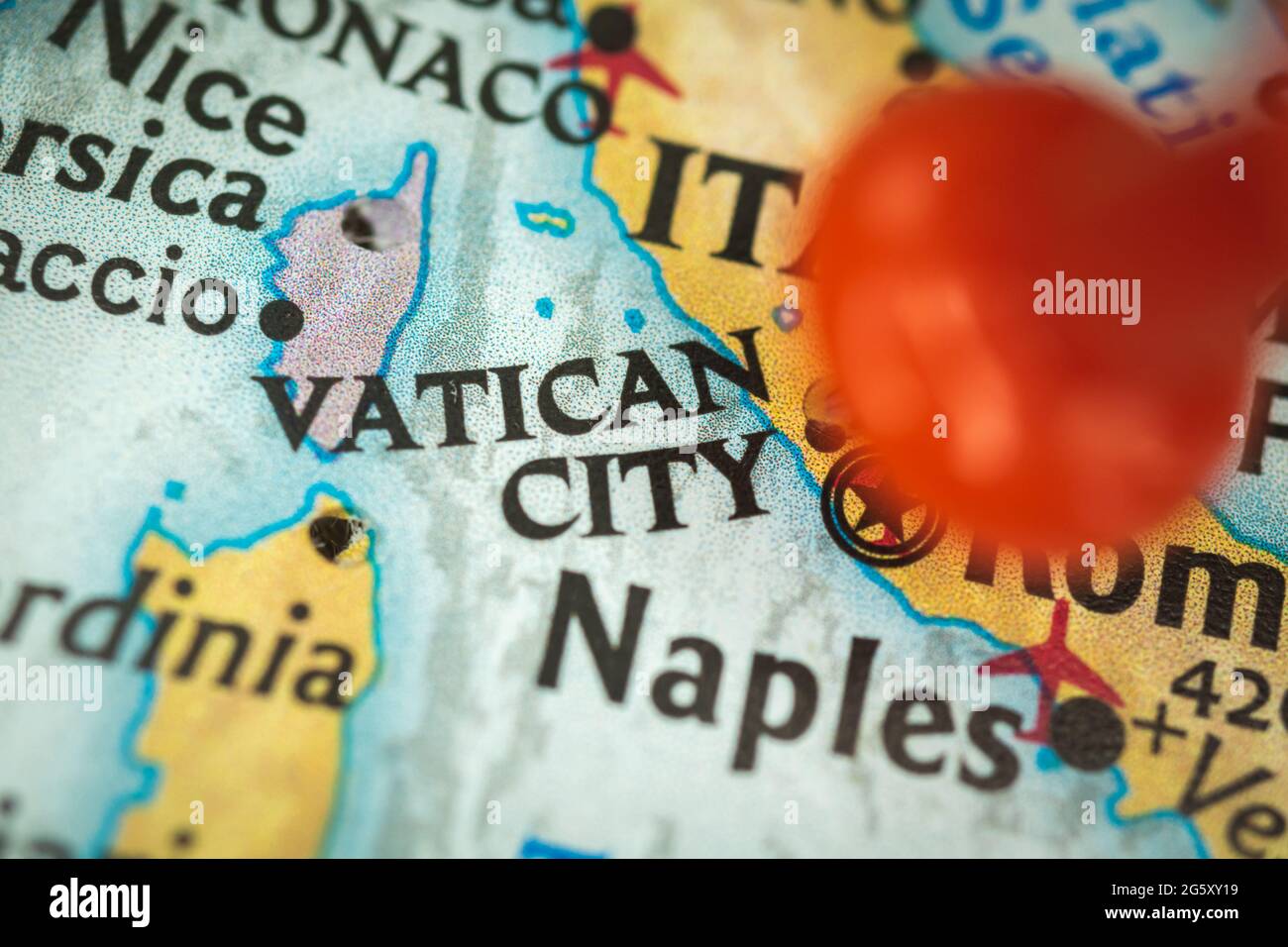 Vatican city state location map hi-res stock photography and images - Alamy