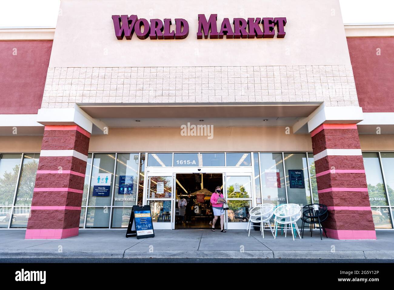 Charlottesville, USA - May 8, 2021: World Market store in Albemarle ...
