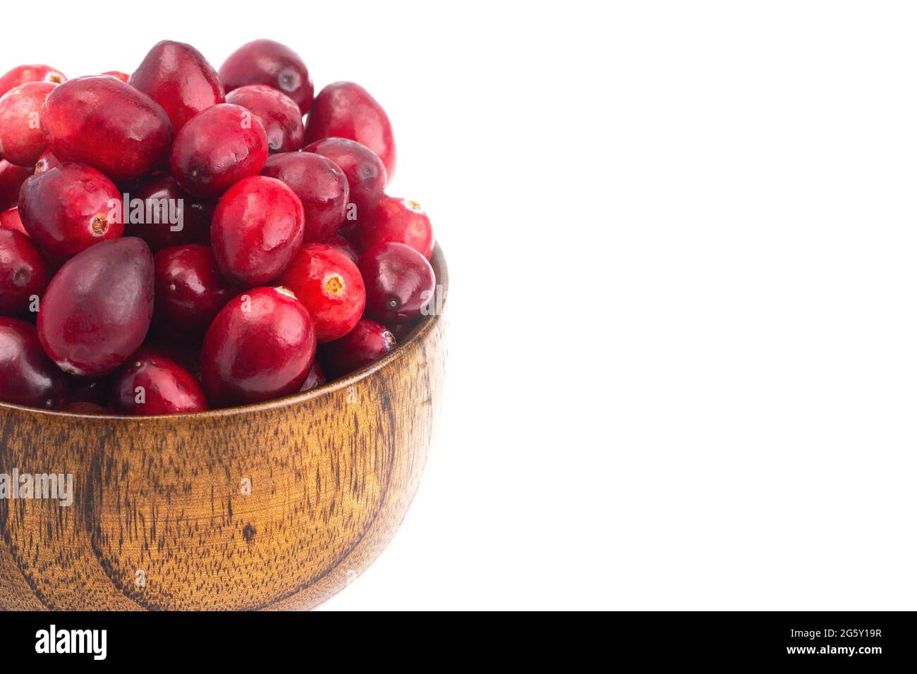 Fresh cranberries on white hi-res stock photography and images - Alamy