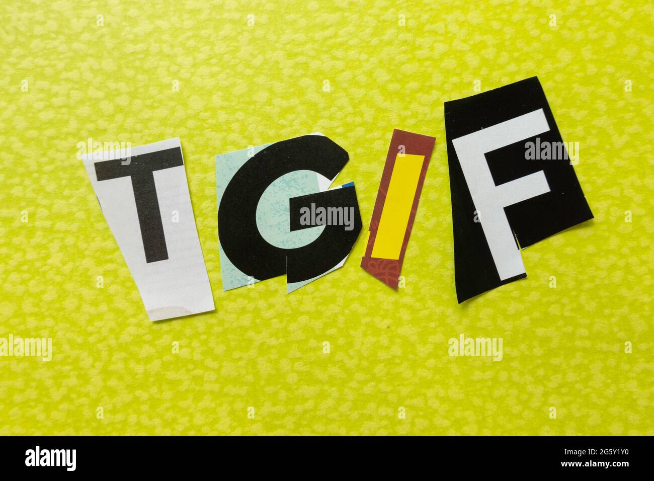 Tgif hi-res stock photography and images - Alamy
