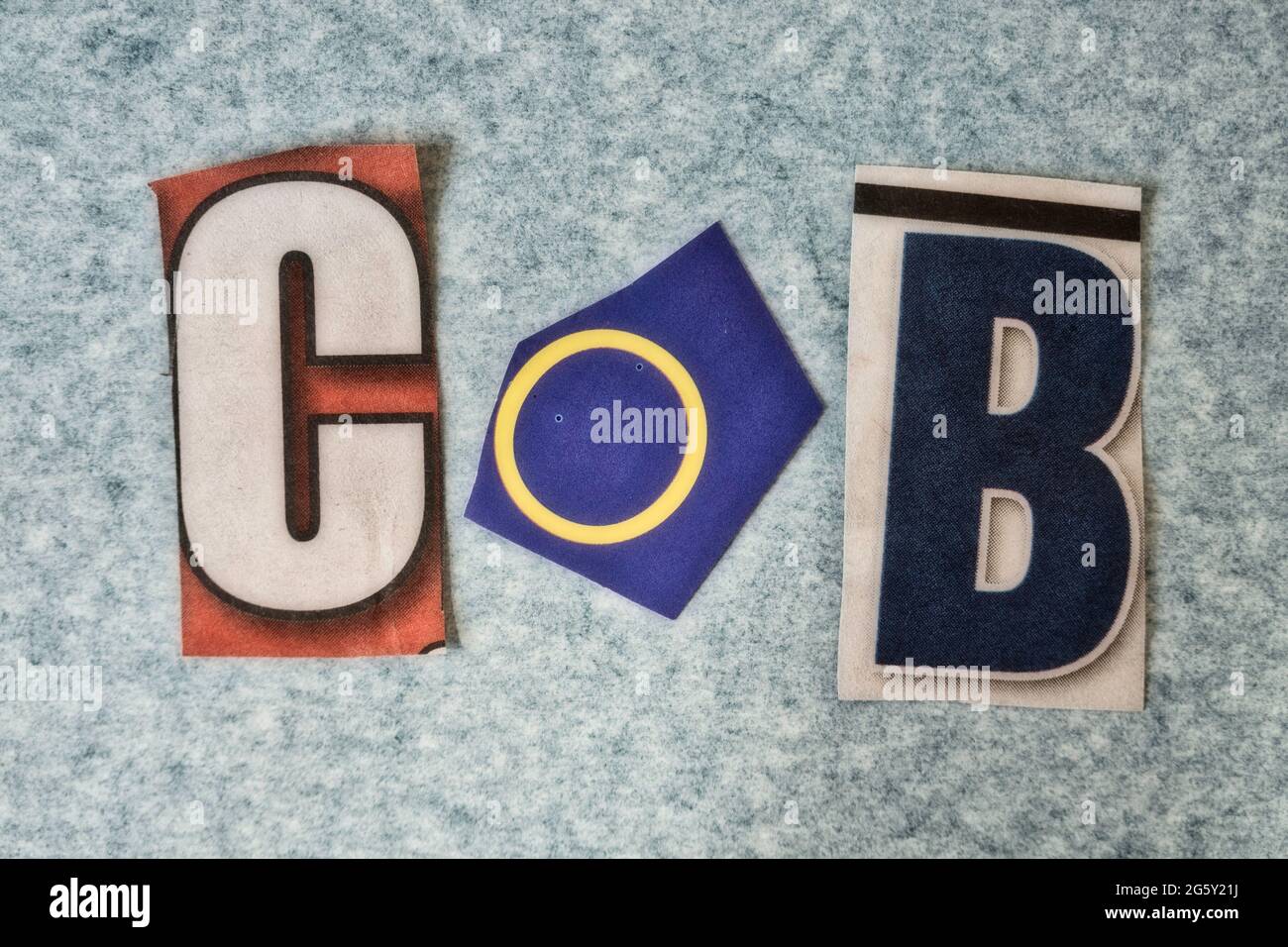 The acronym COB is short for "Close of Business" and is spelled out in ...