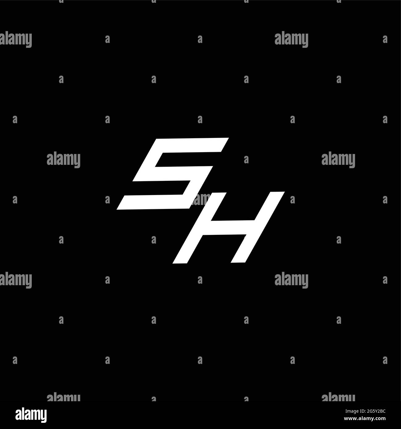 Sh logo Black and White Stock Photos & Images - Alamy