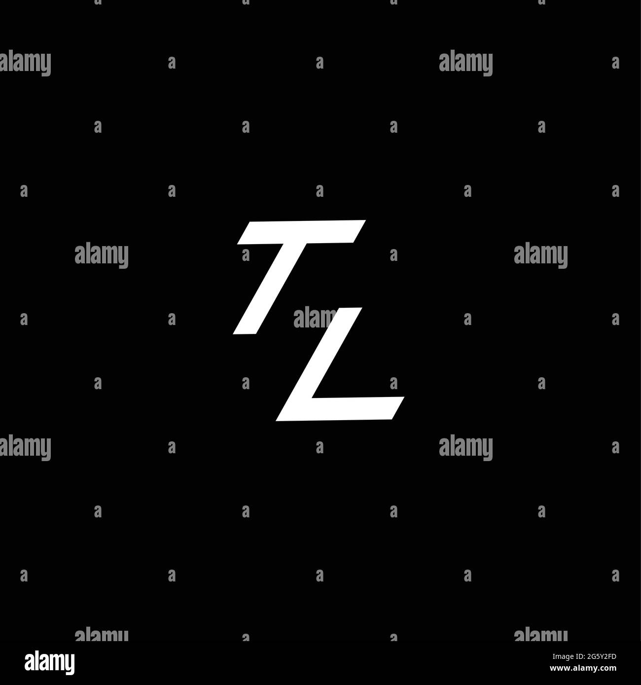 TL logo monogram with up to down style modern design template isolated ...