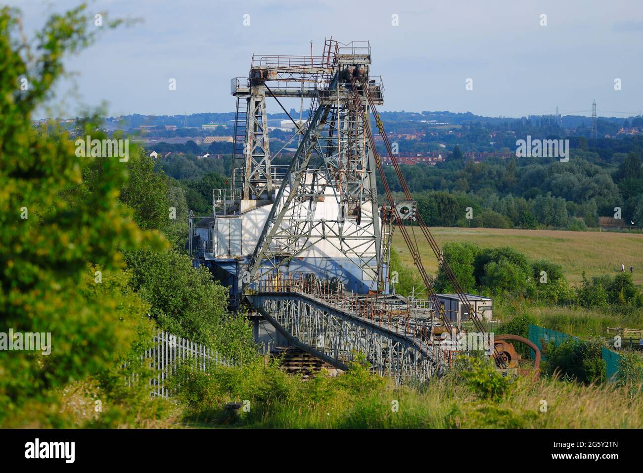 Bucyrus Erie 1150 is a preserved walking dragline also known as ...
