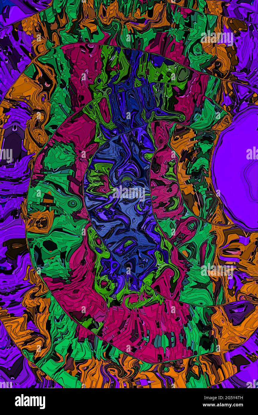 Swirling folds and tiers of a fandango skirt is rendered in this ...