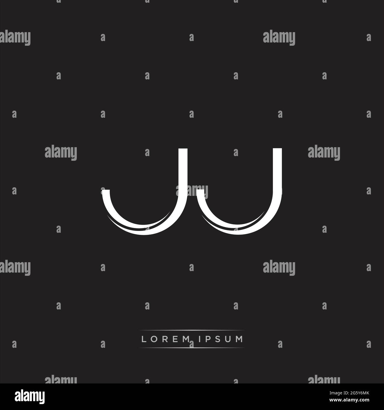 Initial Letter Split Lowercase Logo Modern Monogram Template Isolated ... Initial Letter Split Lowercase Logo Modern Monogram Template Isolated ...