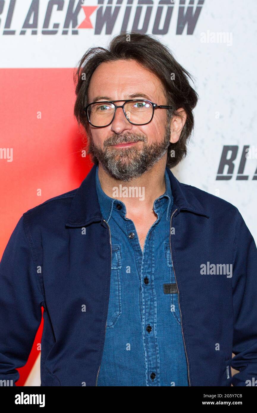 Alex Jaffray attend the 'Black Widow' Paris Film Premiere at cinema Le ...