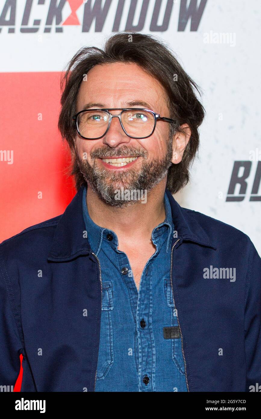 Alex Jaffray attend the 'Black Widow' Paris Film Premiere at cinema Le ...