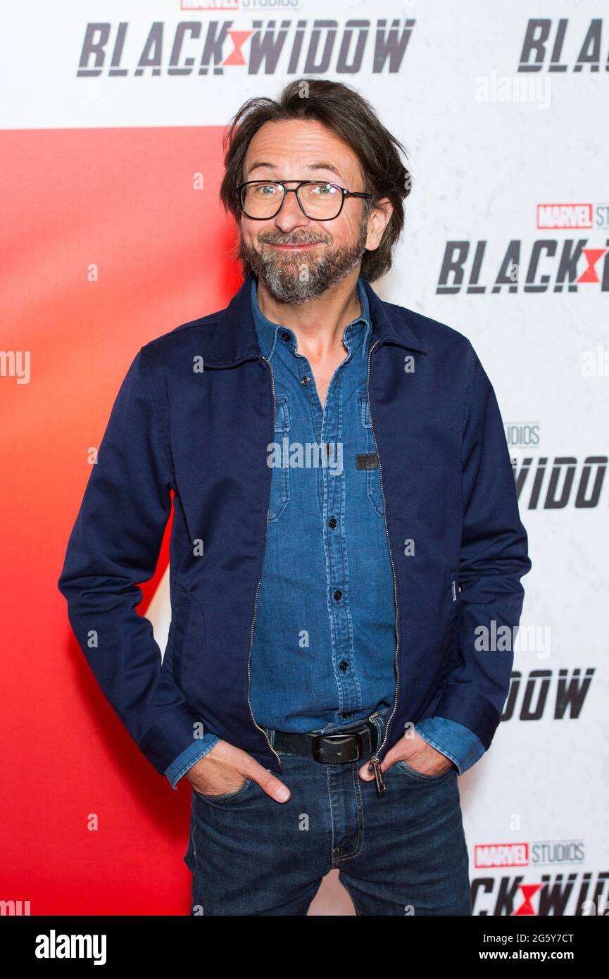 Alex Jaffray attend the 'Black Widow' Paris Film Premiere at cinema Le ...