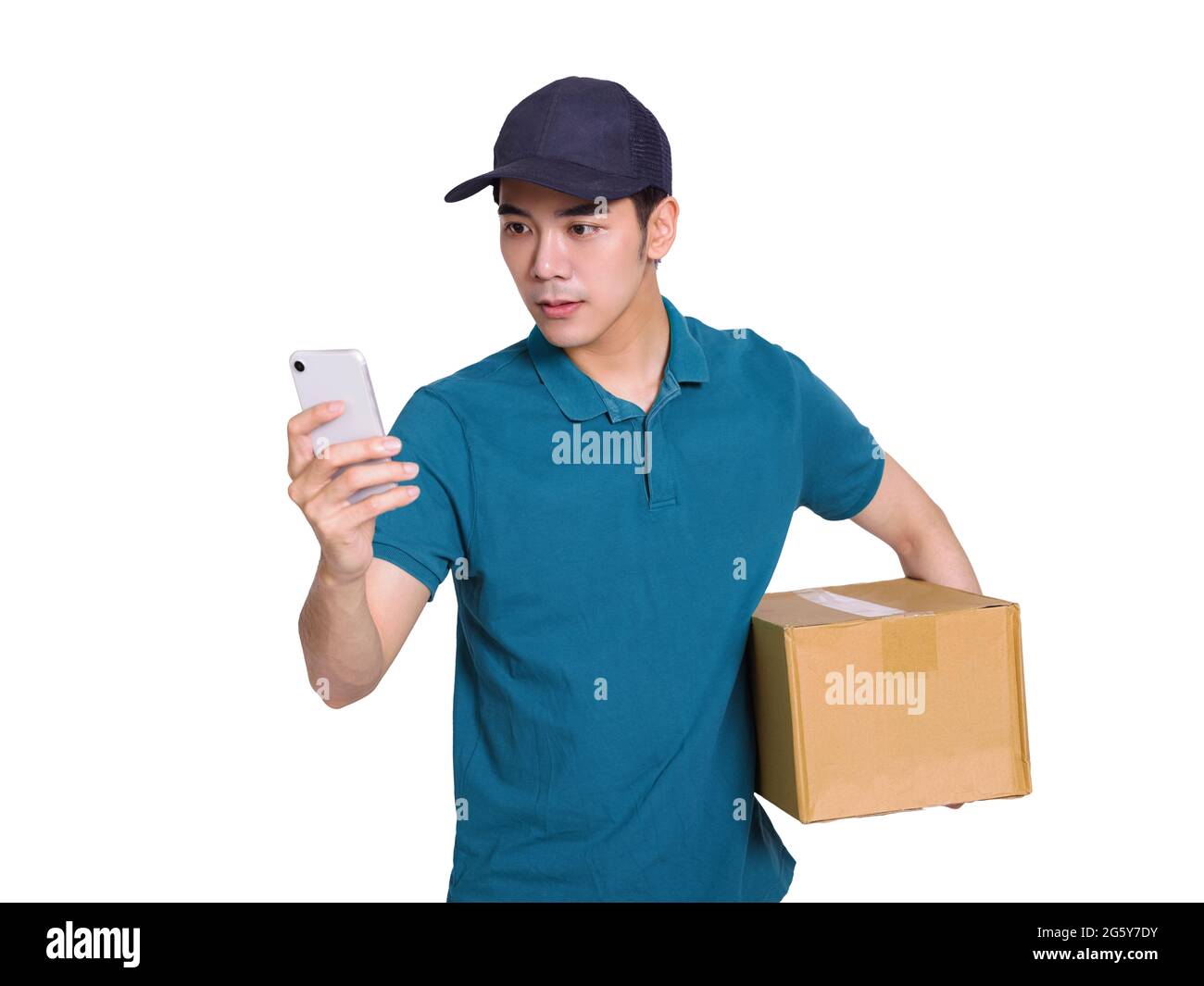 Smart courier box hi-res stock photography and images - Alamy
