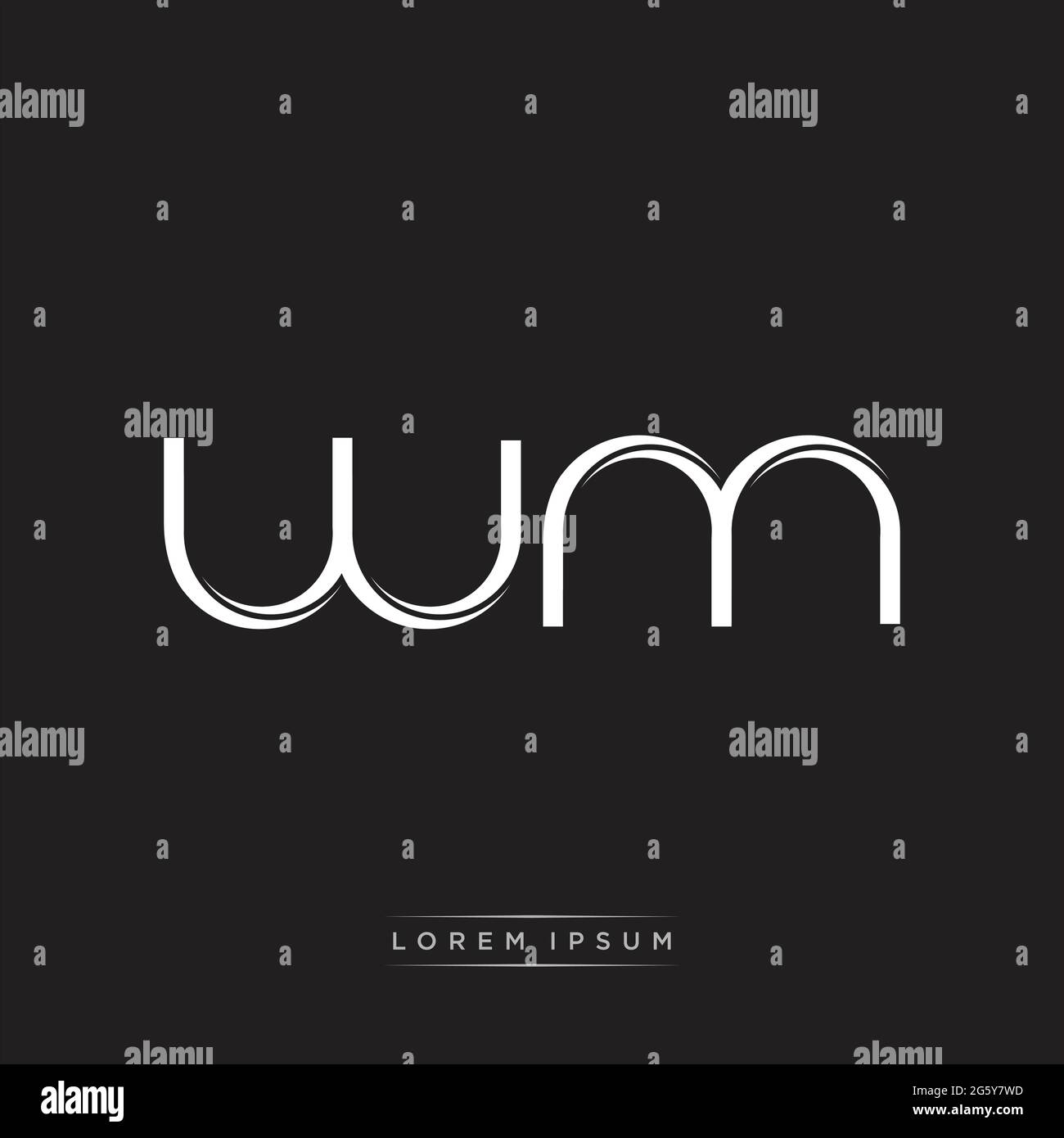 Letter M Lowercase Stock Vector Images - Alamy