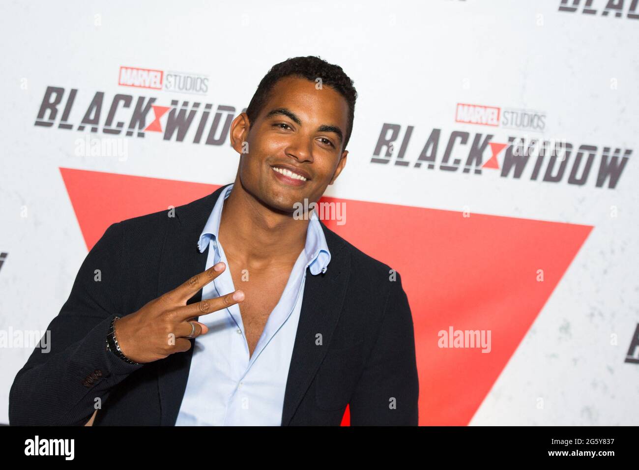 Terence Telle attend the 'Black Widow' Paris Film Premiere at cinema Le ...