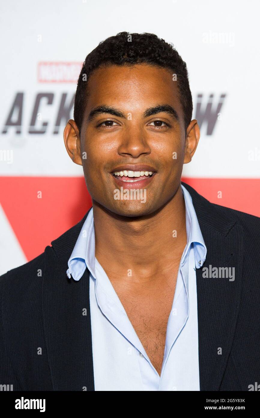Terence Telle attend the 'Black Widow' Paris Film Premiere at cinema Le ...