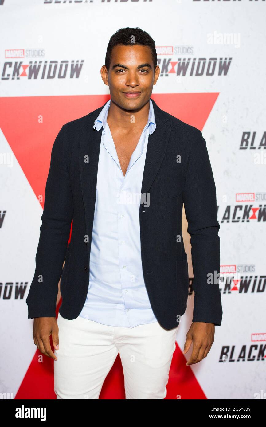 Paris, France. 30th June, 2021. Terence Telle attend the 'Black Widow ...