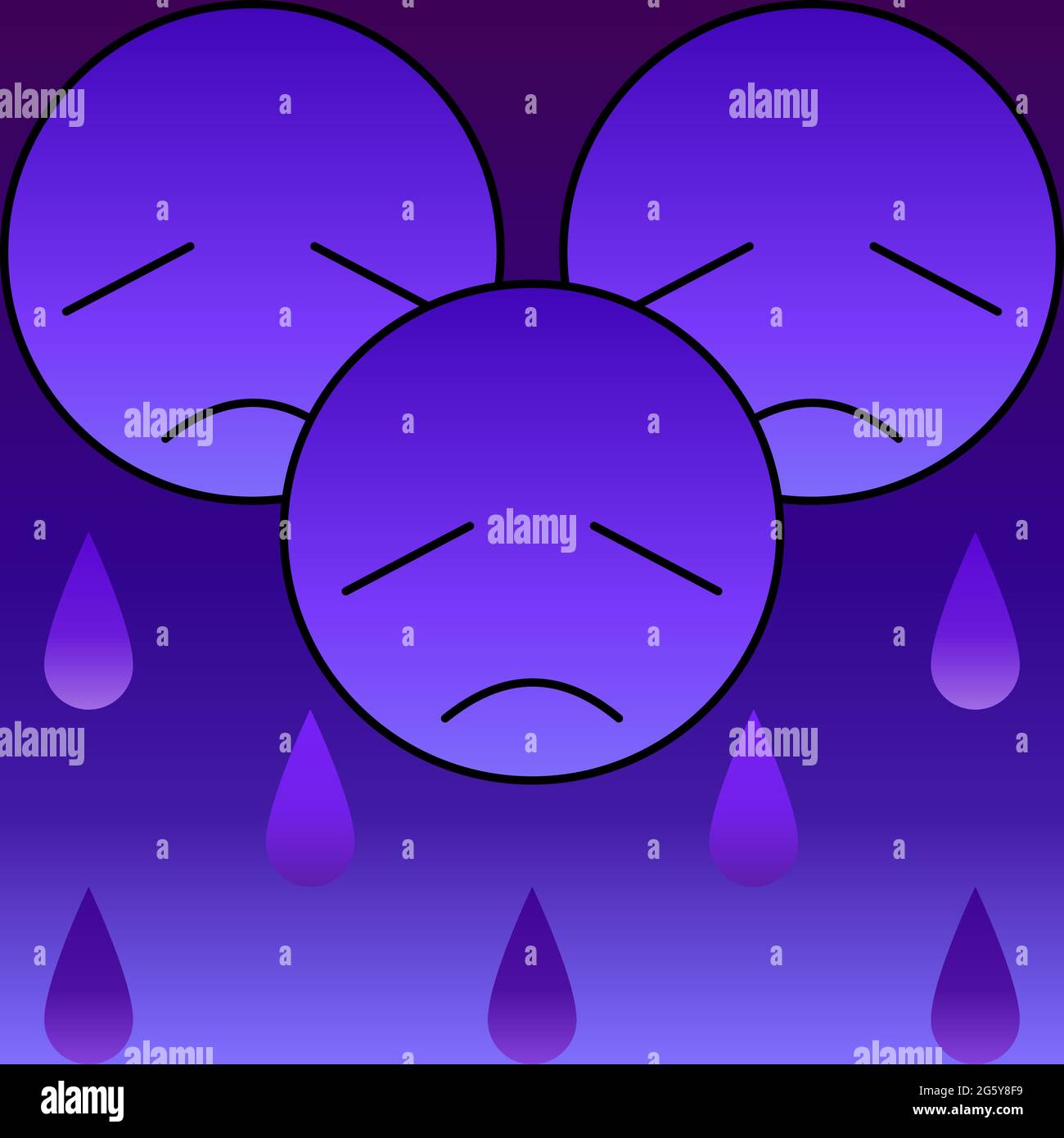 Cartoon emotional face hi-res stock photography and images - Alamy