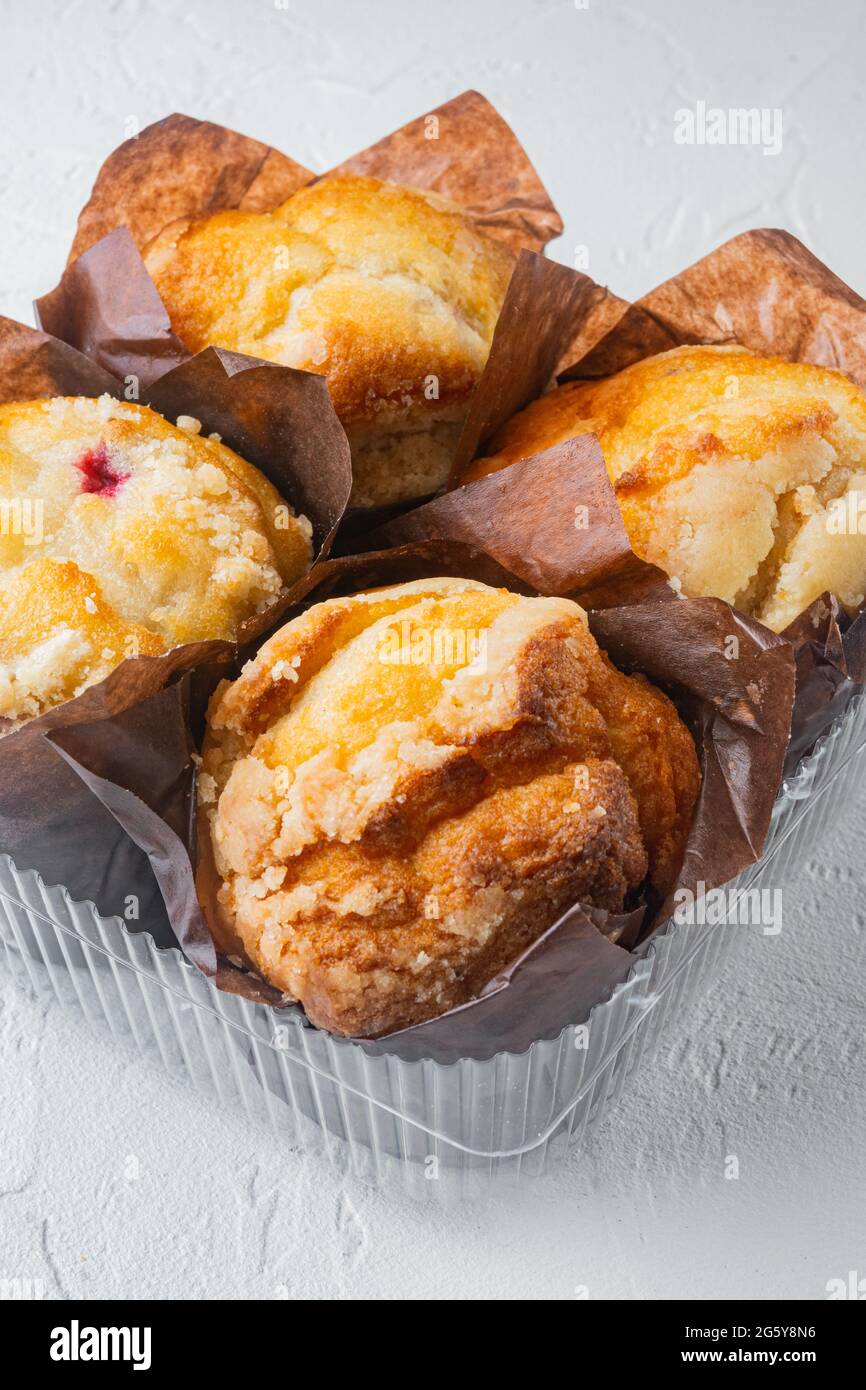 Delicious tasty muffin, on white background Stock Photo - Alamy