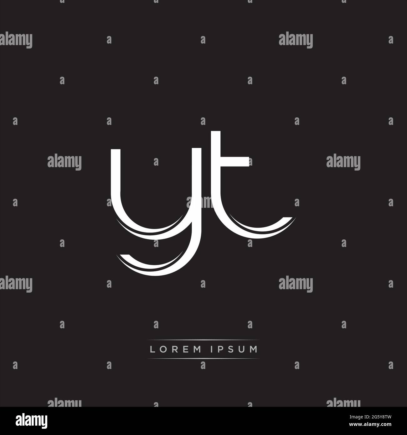 Ty modern logo hi-res stock photography and images - Alamy