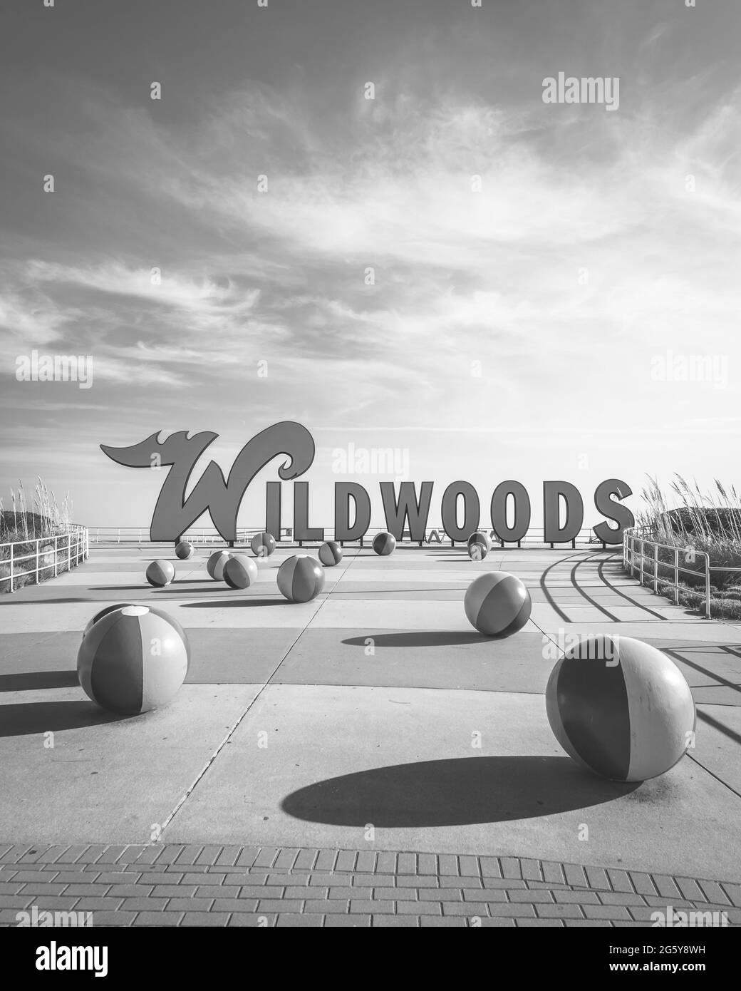 Wildwoods Black and White Stock Photos & Images - Alamy