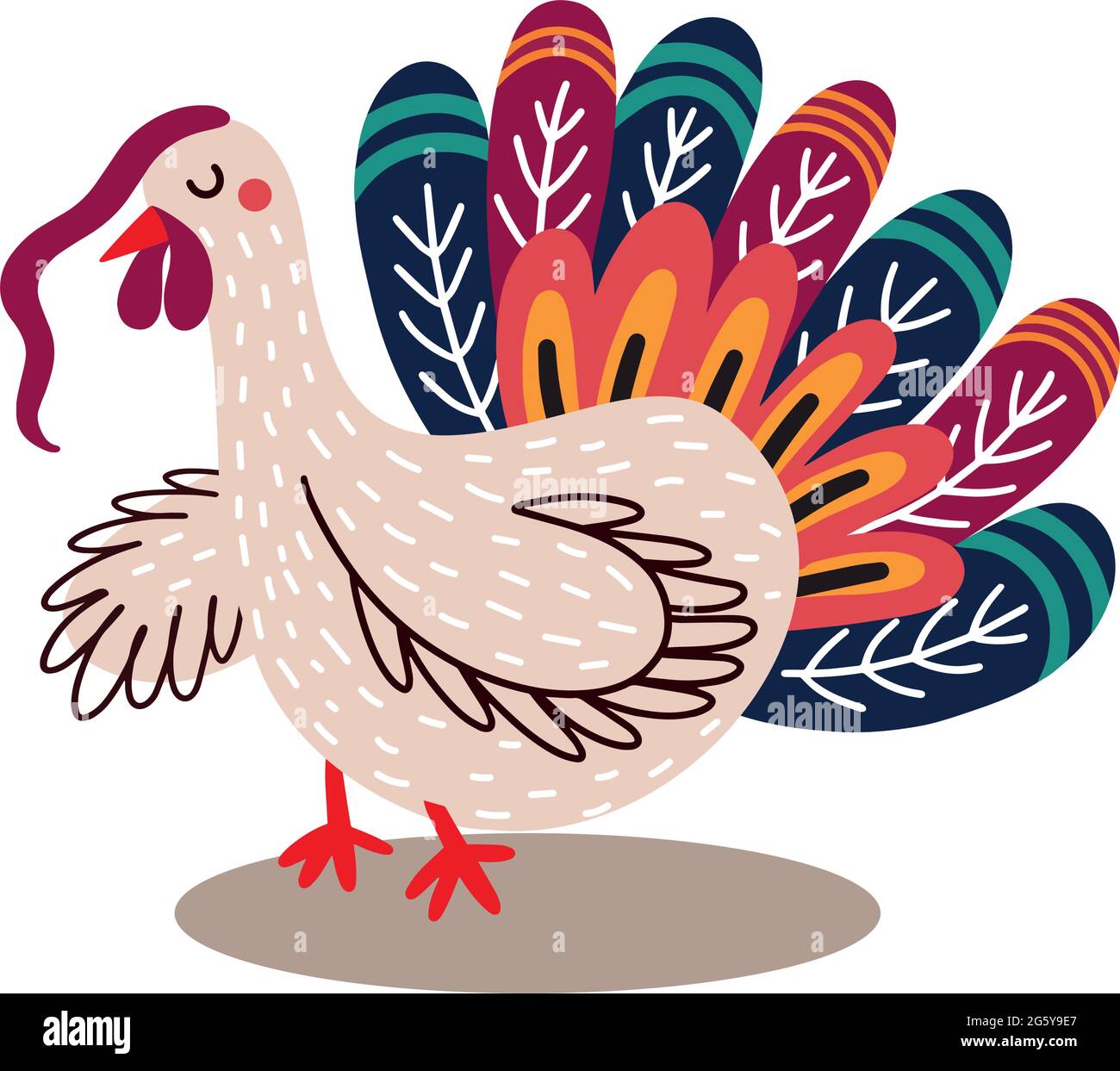 Classic plumage Stock Vector Images - Alamy