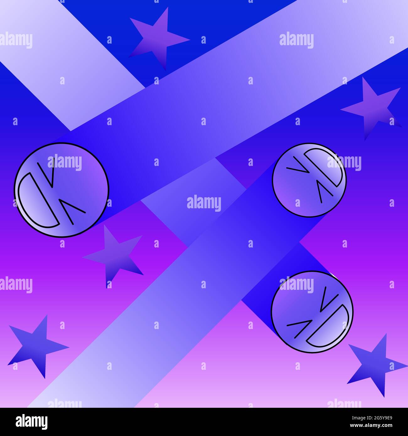 Happy emotion face in purple with star 03 Stock Vector Image & Art - Alamy