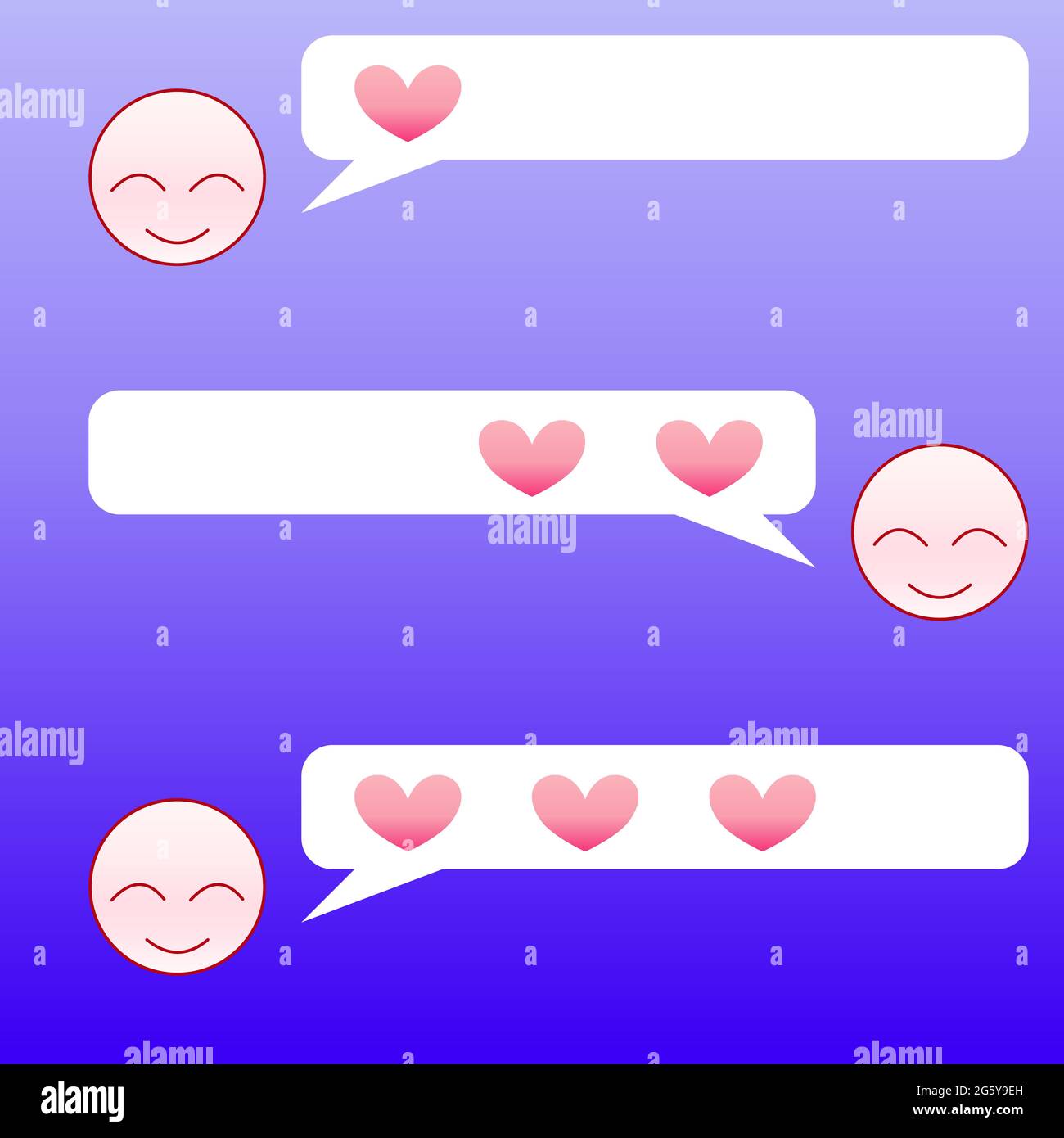 Two love heart signs Stock Vector Images - Alamy