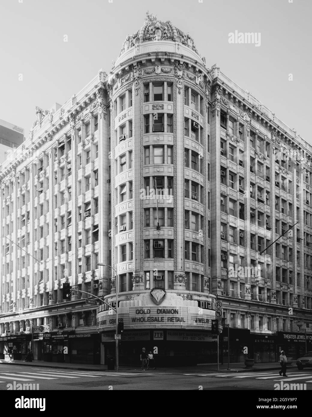 Historic architecture in downtown Los Angeles, California Stock Photo ...