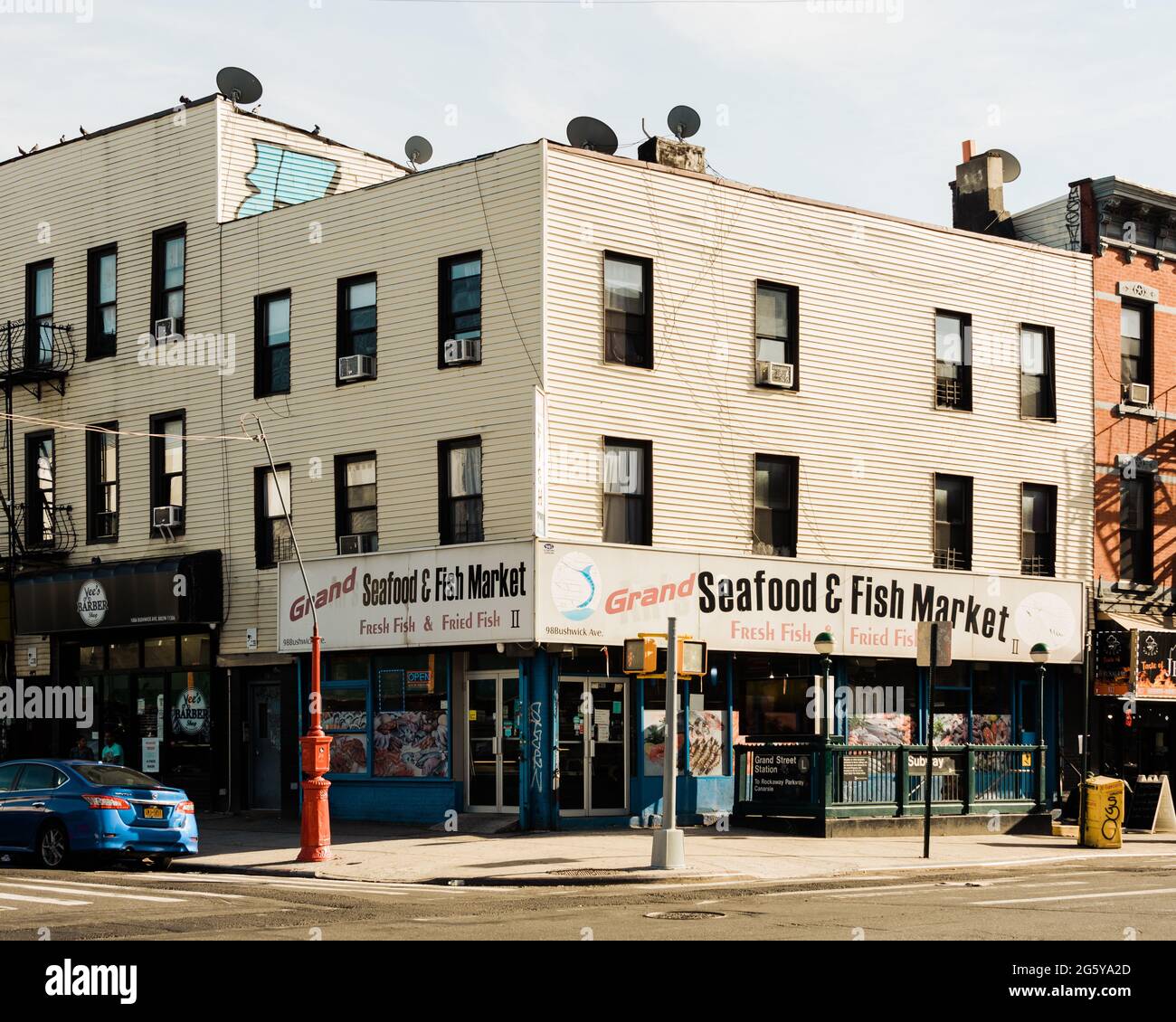 Seafood market in Williamsburg, Brooklyn, New York Stock Photo - Alamy