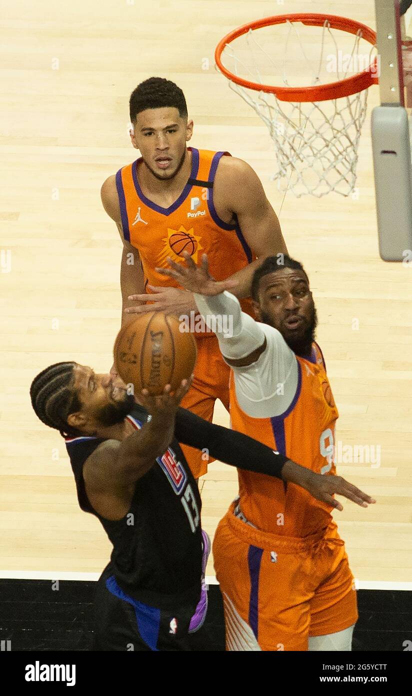 Los Angeles, California, USA. 30th June, 2021. The Los Angeles Clippers ...