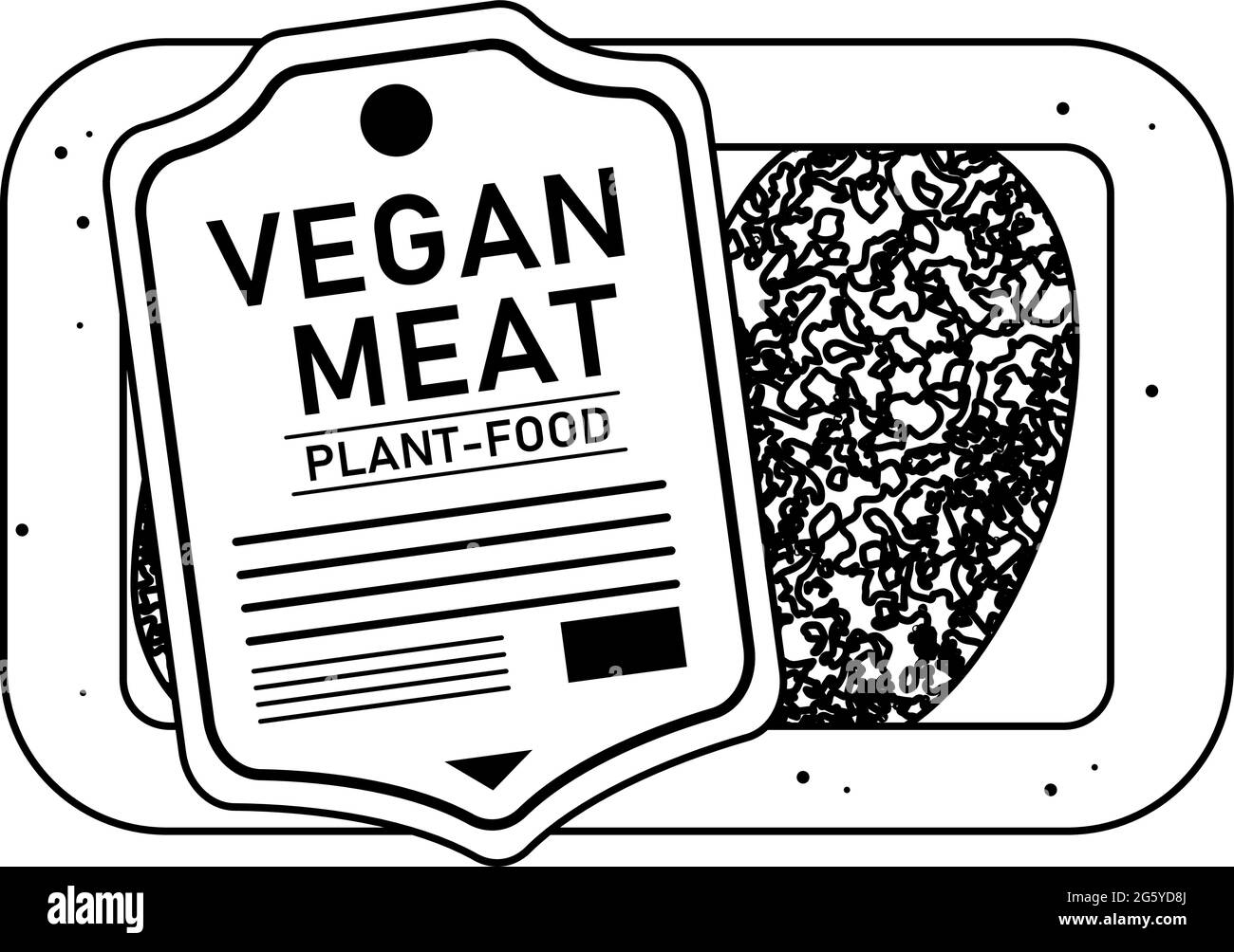 This is a illustration of vegans Meats with soybeans Stock Vector Image ...