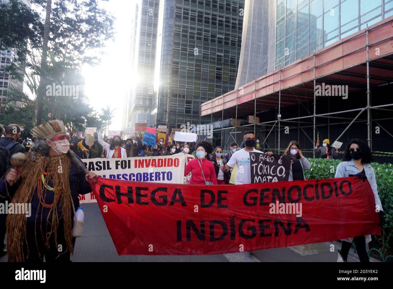 Brazil Indigenous Protest Bolsonaro High Resolution Stock Photography ...