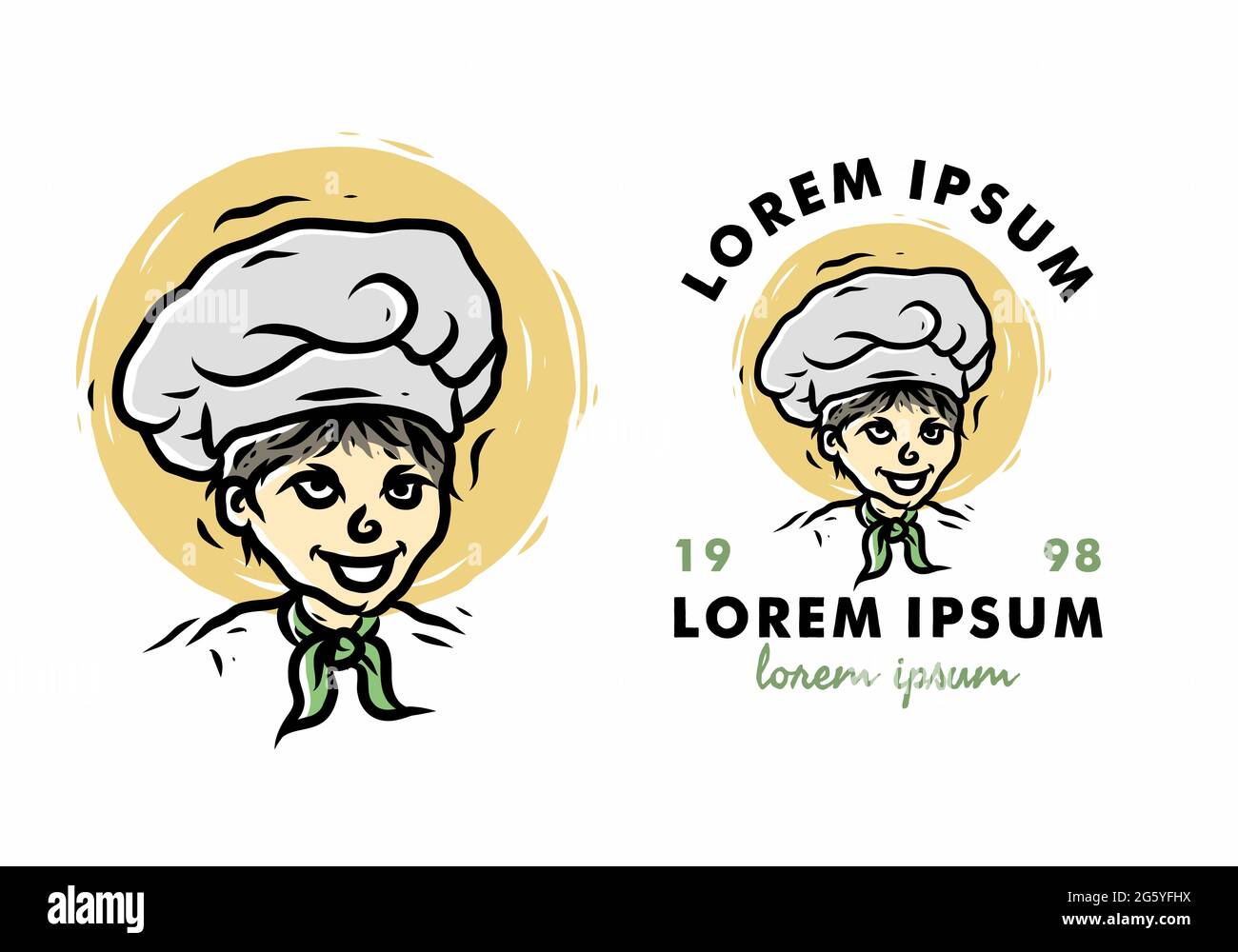 Colorful illustration drawing of chef design Stock Vector Image & Art ...