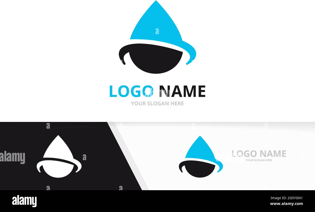 Fresh water drop logo Stock Vector Images - Alamy