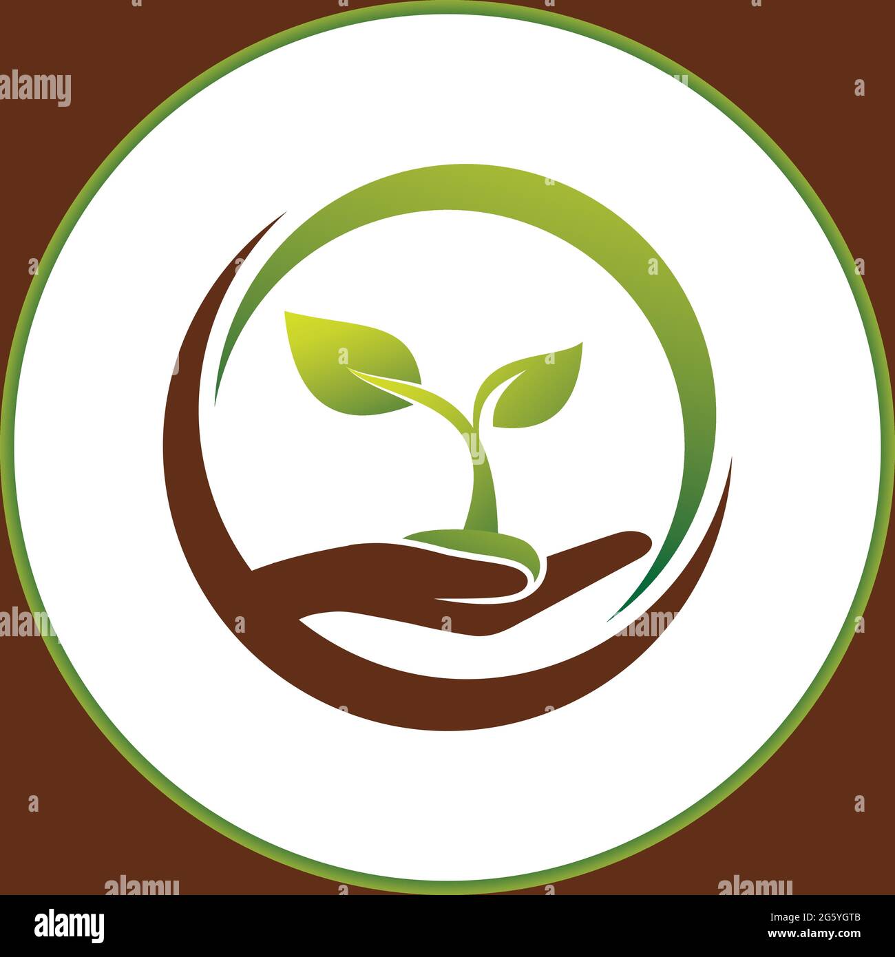 Seedling logos hi-res stock photography and images - Alamy
