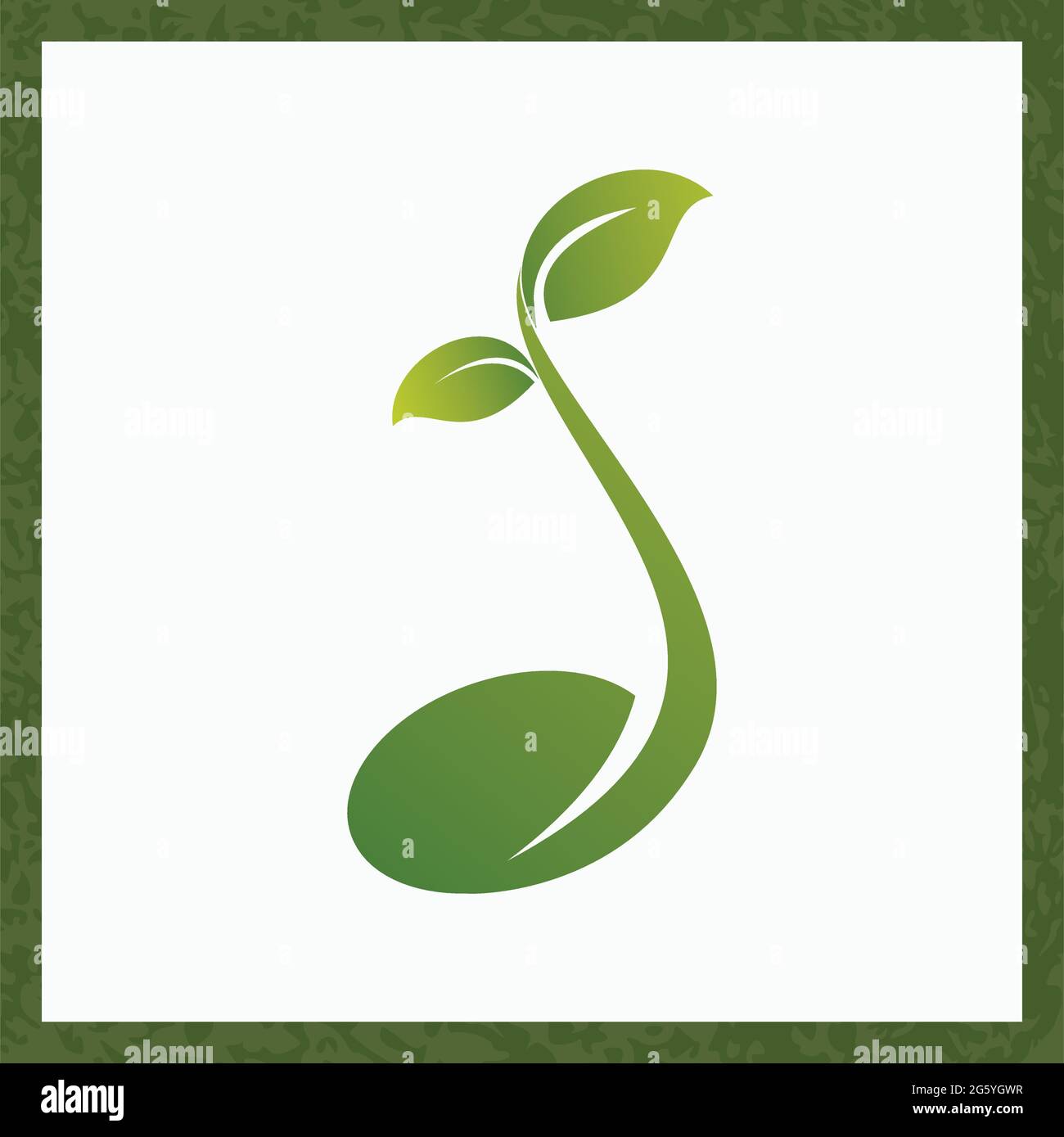 Seedling logos hi-res stock photography and images - Alamy