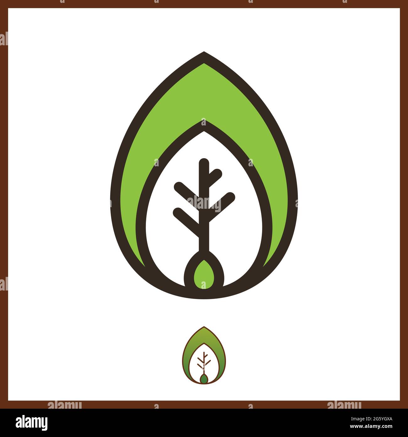 seedling, sprout, sapling flat icon in illustrator Stock Vector Image ...