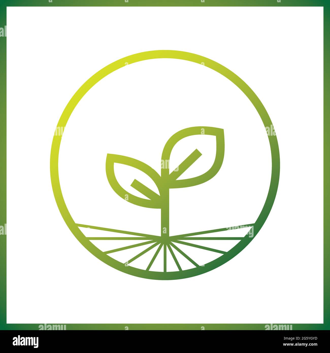 seedling, sprout, sapling flat icon in illustrator Stock Vector Image ...