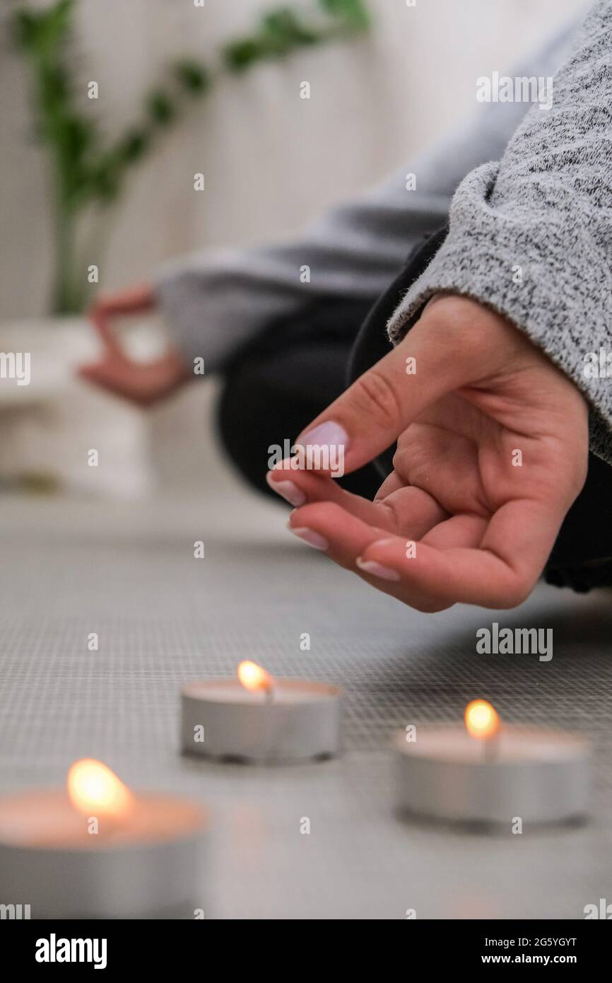 Candle Pose High Resolution Stock Photography and Images - Alamy