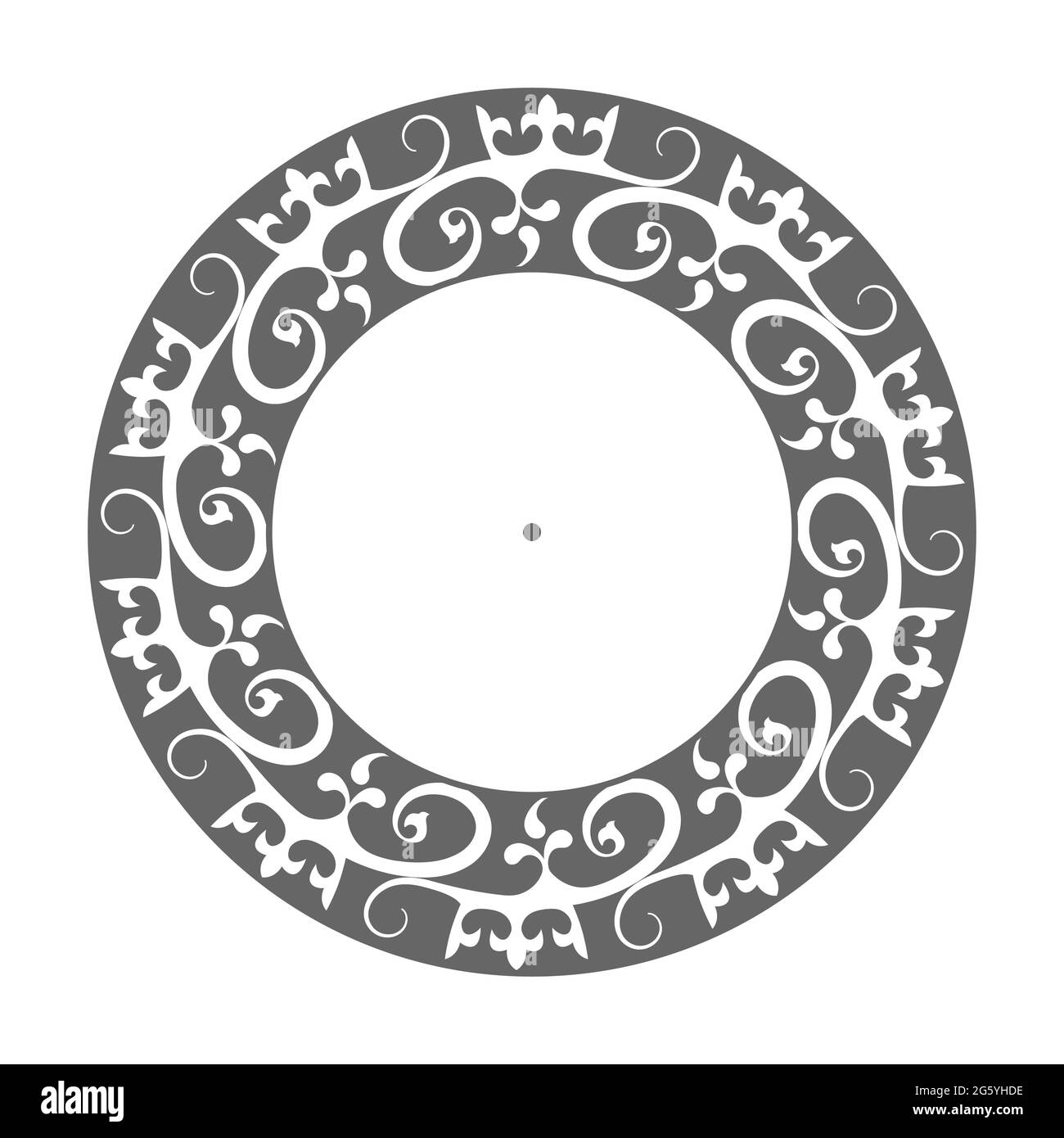 Openwork Frame Round