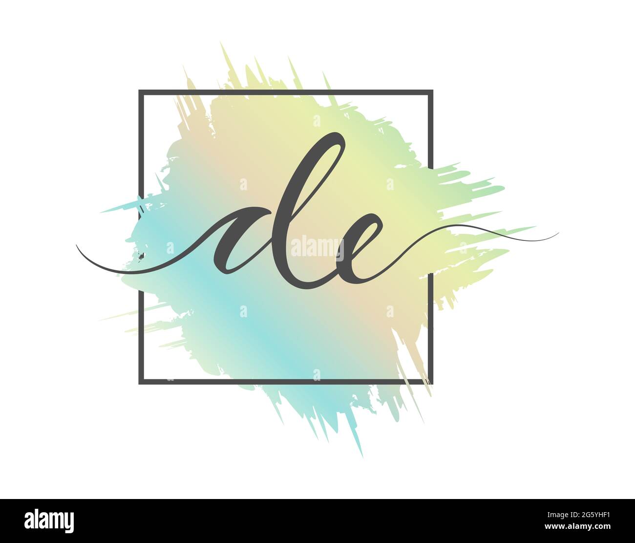E hand written logo hi-res stock photography and images - Alamy