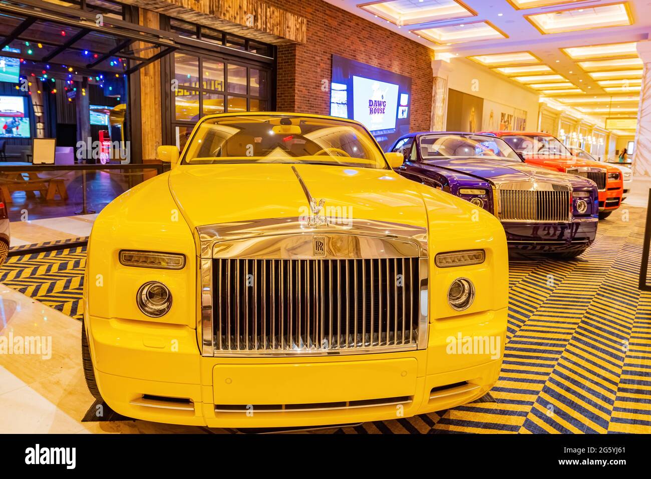 Las Vegas, JUN 28, 2021 - Michael Fux Rolls-Royce car collection ...
