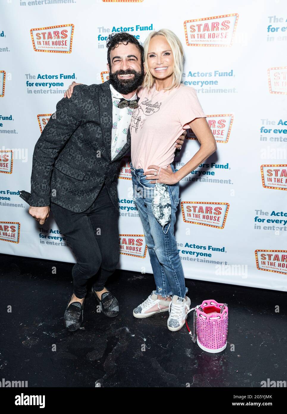 New York, NY - June 30, 2021: Alan Kliffer and Kristin Chenoweth attend ...