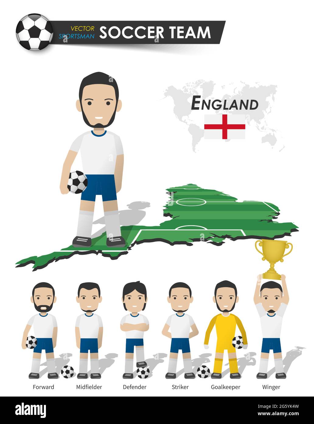 England world football tournament Stock Vector Images - Alamy